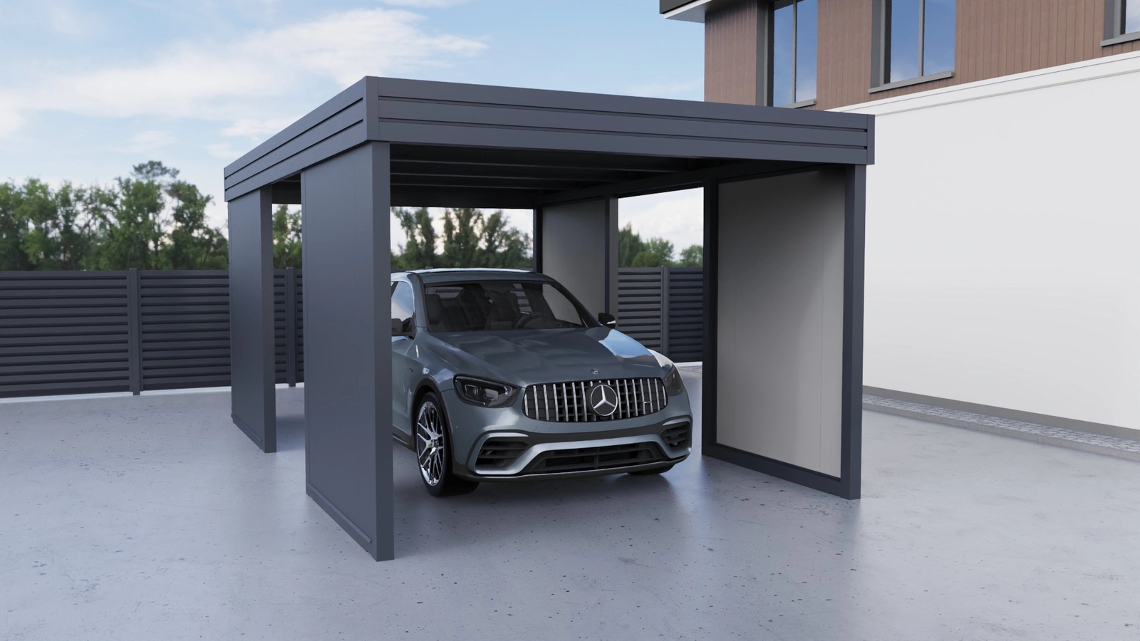 Wiata garażowa jednostanowiskowa - Sprawdź ofertę Producenta!